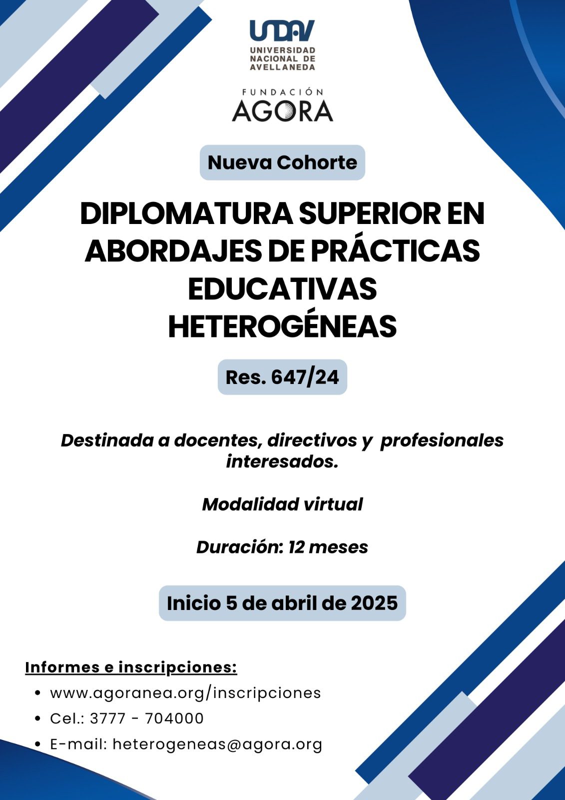 DIPLOMATURA SUPERIOR EN ABORDAJES DE PRÁCTICAS EDUCATIVAS HETEROGÉNEAS - Noticias al Toque